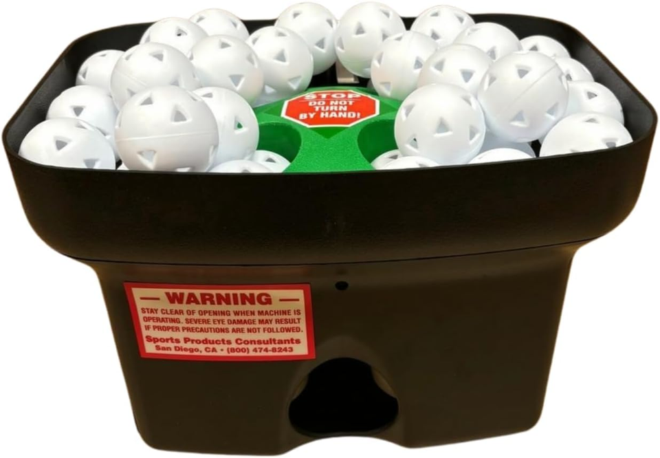 Personal Pitcher® Pro Pitching Machine W/48 Small Balls (Golf Ball Size ...