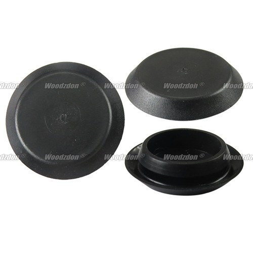 100pc Flush Mount Black Plastic Body & Sheet Metal Plug Button 3/4 ...
