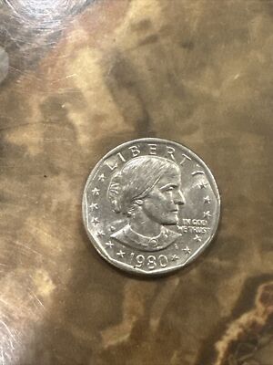 1980 Susan B Anthony Liberty FG - Frank Gasparro ONE DOLLAR U.S. Coin ...