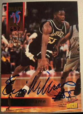 Eric Williams Providence Basketball Signature Rookies Autograph Card ...