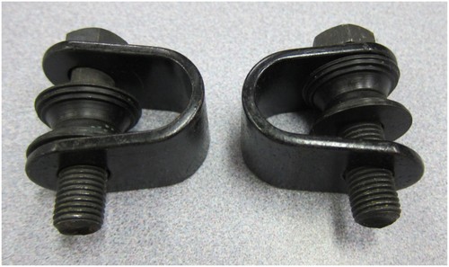 Foot Rest "Clamp Tite Clamps" for 3/4" Round items with 3/8" SAE Bolts ...