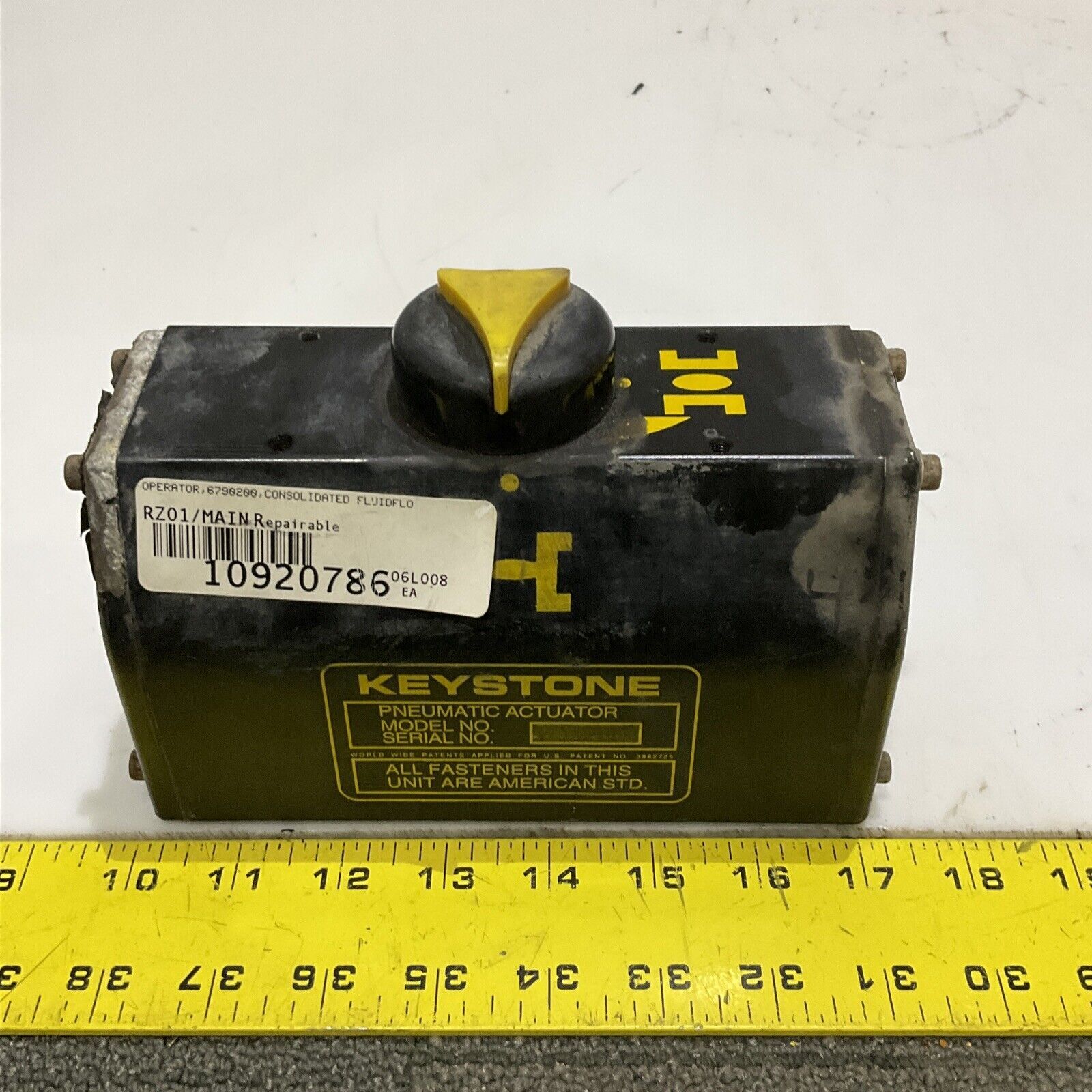 KEYSTONE 790-200 CONSOLIDATED FLUIDFLO OPERATOR 678 | eBay