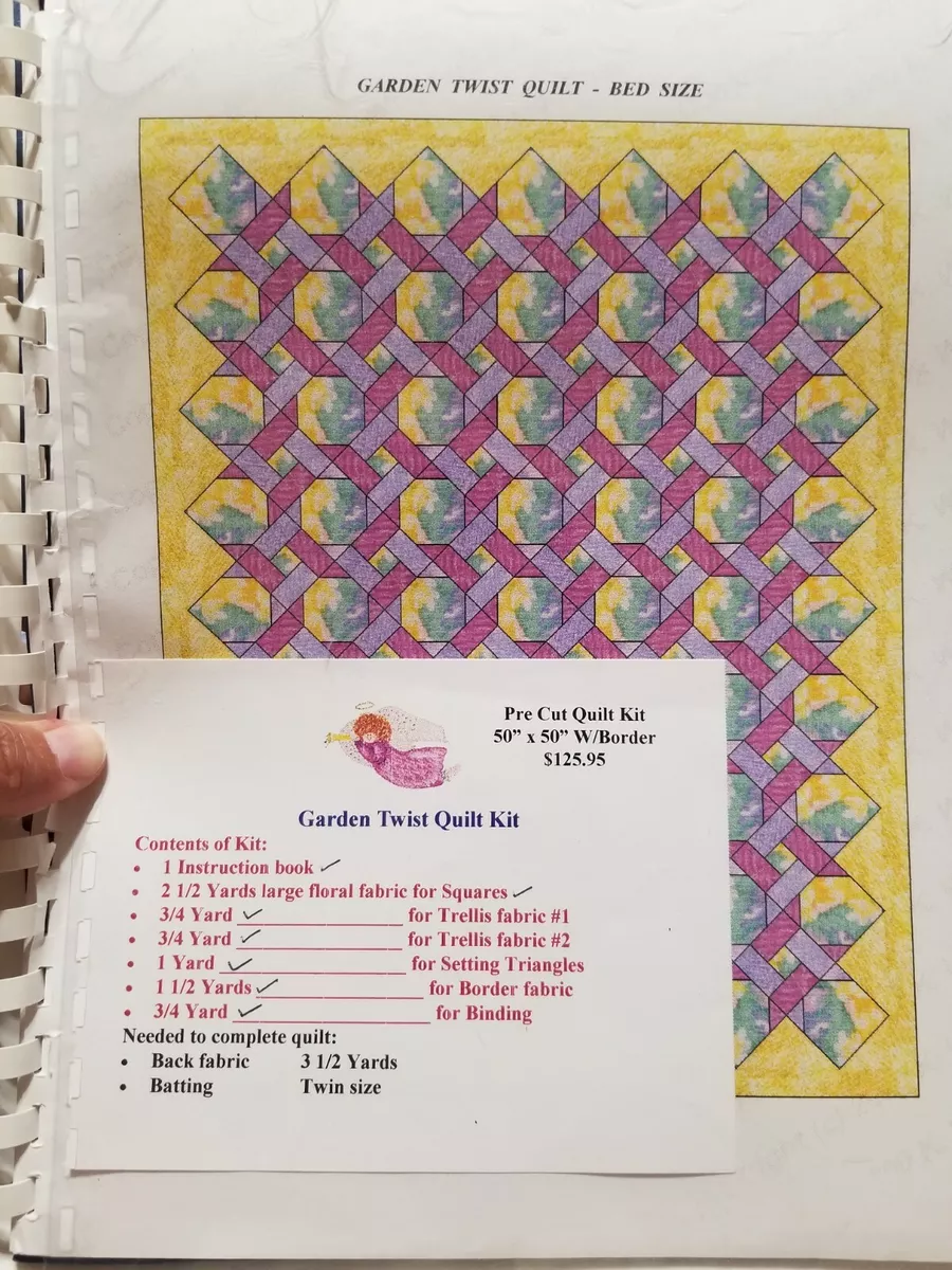 In The Beginning Garden Twist Quilt Pattern | Fasci Garden