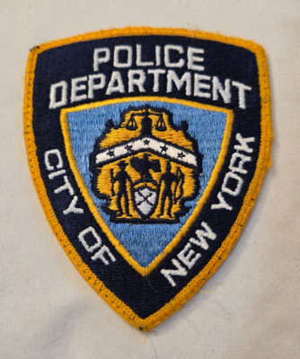 Vintage New York City Police Department NYC NYPD Full-Size Shoulder ...