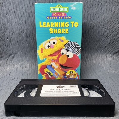 Sesame Street - Kids Guide to Life: Learning to Share VHS 1996 Katie ...