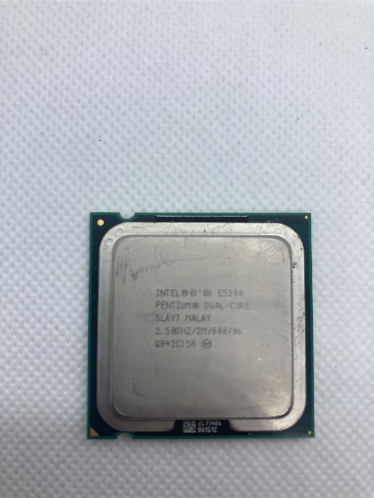 Intel SLAY7 Pentium Dual Core E5200 2.50GHz/2M/800 CPU Processor ...