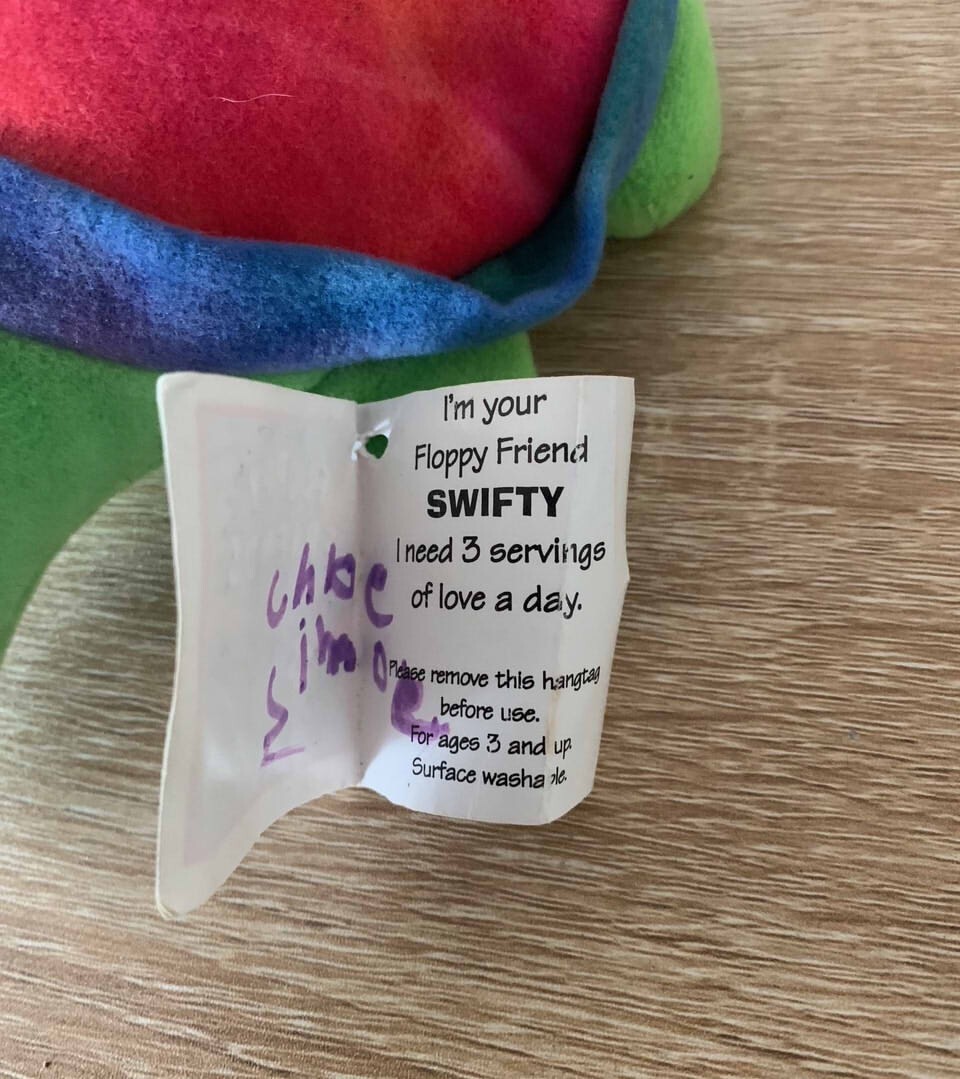 Vintage 'Floppy Friends' GMA Swifty Turtle Green Plush Beanie Toy W ...