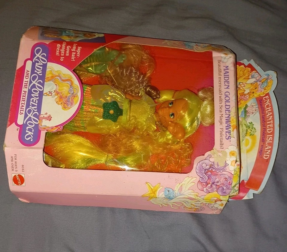Vintage Lady LovelyLocks Maiden Goldenwaves #4642 Mermaid Pixietails 1987 Rare! | eBay