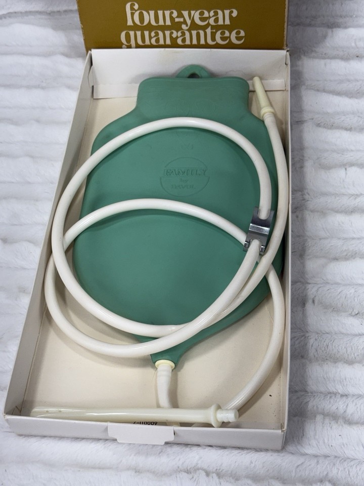 Vintage Family Syringe - Enema Bag by Davol Green | eBay