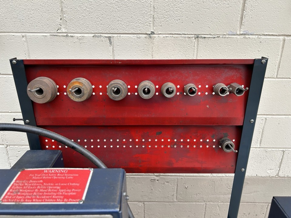 Ammco 4000E Digital Disc & Drum Brake Lathe w/ Bench and 3-Jaw Chuck ...