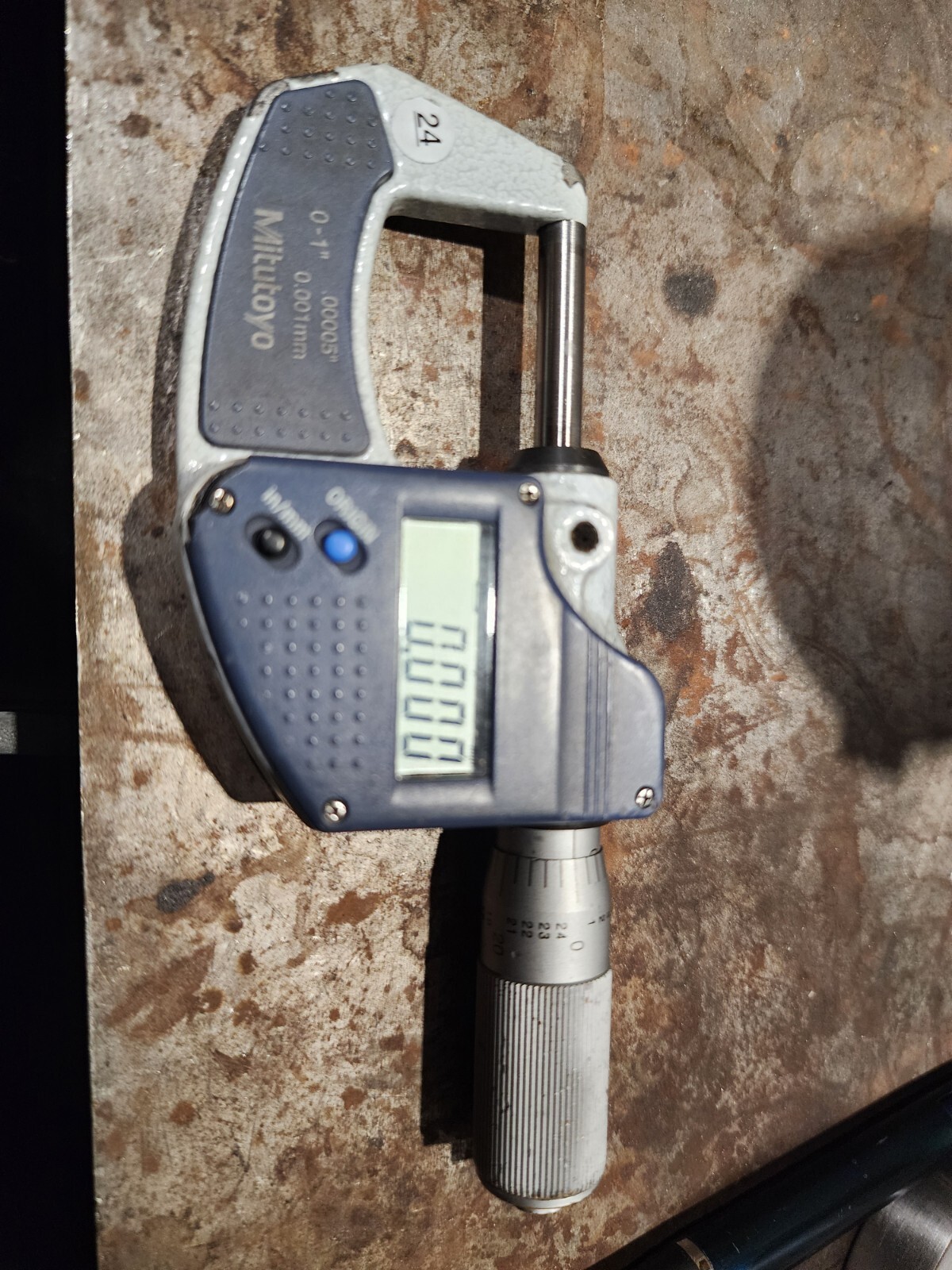 Mitutoyo 293-832-30 Digital Micrometer Friction Thimble 0-25mm (0-1 ...