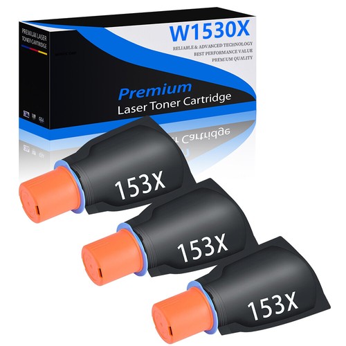 3PK W1530X Compatible with HP 153X Toner Cartridges for Laser Tank MFP ...