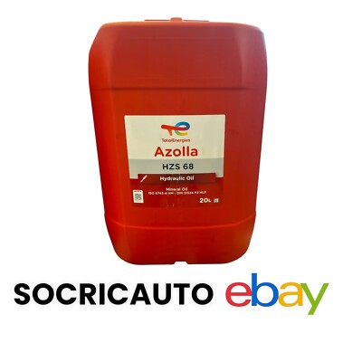 20L Olio Motore Total AZOLLA HZS 68 HYDRAULIC OIL | eBay