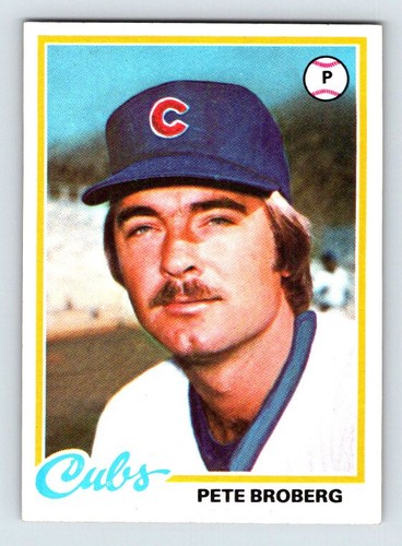 PETE BROBERG Chicago Cubs 1978 Topps Baseball Card B184 | eBay