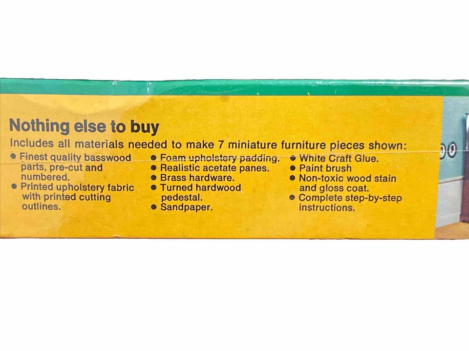 Real Life Miniatures Wood Furniture Kit Heritage Series Kitchen #190 ...