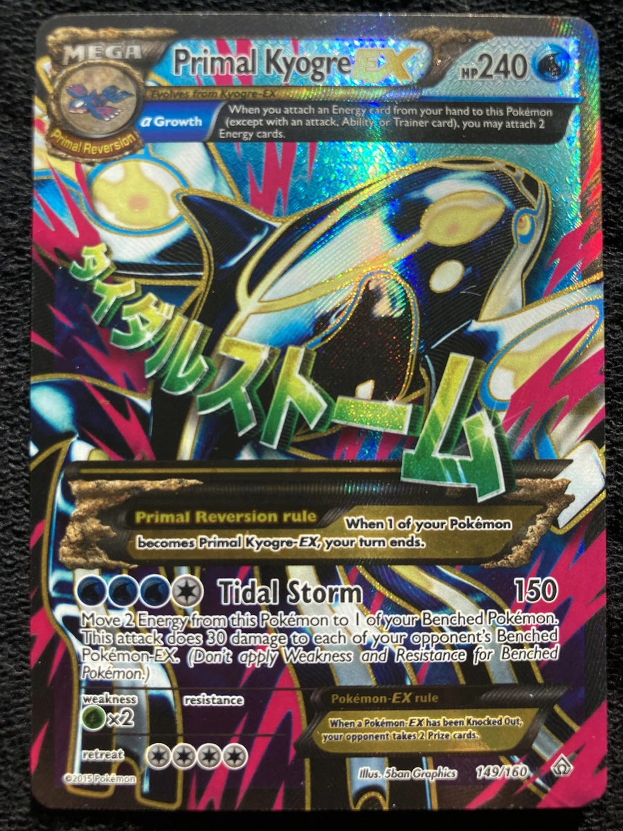 Pokemon Mega Kyogre Card
