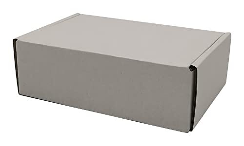 50 Pack 6x4x2'' Small Shipping Boxes Cardboard Corrugated Mailers White ...