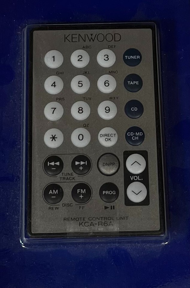 Kenwood Wireless Remote NOS Kenwood KCA-R6A Car Stereo IR Remote | eBay