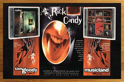 1996 Ruby/Stabbing Westward Print Ad/Poster Sam Goody Album CD LP Promo ...