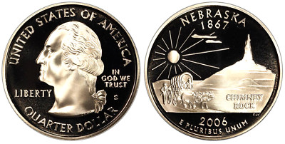 2006 S NEBRASKA STATE QUARTER PROOF (VERY NICE COIN) | eBay