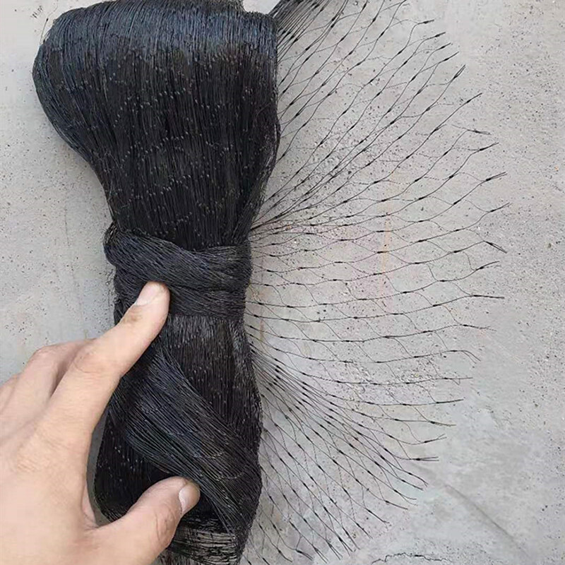 Black Anti Bird Netting Poultry Net Aviary For Vegetables Plants and ...