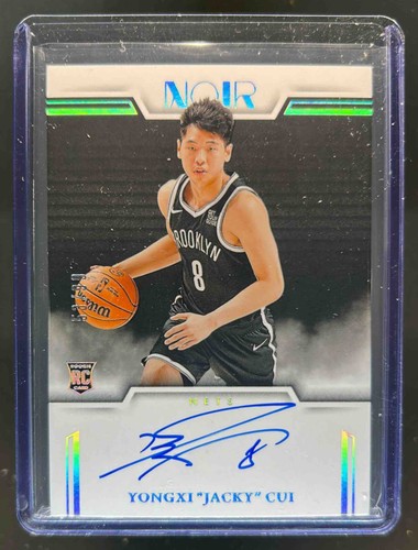 2024 Panini Noir Yongxi Jacky Cui Auto Color RC Rookie #58/99 | eBay