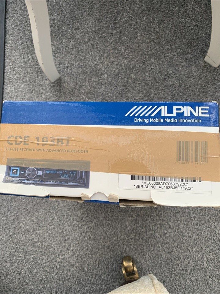 Alpine CDE-193BT Car Radio/CD/USB Bluetooth | eBay