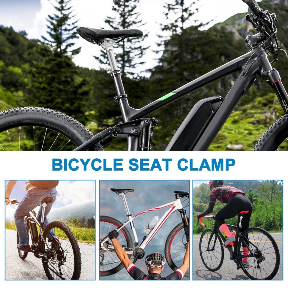 Seatpost 27.2mm Aluminium Alloy Post with Adjust Clamp for Mountain8576 ...