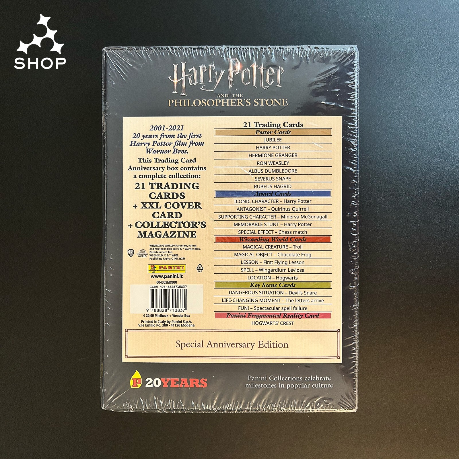 Harry Potter and The Philosophers Stone 20 Years Trading Card ...