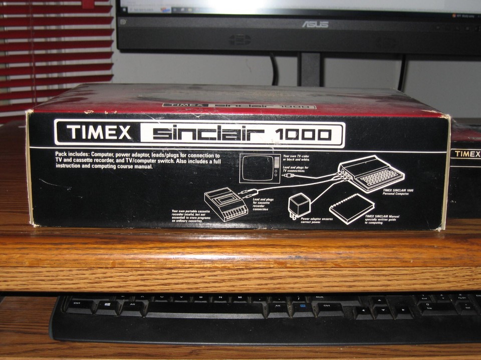 Vintage Timex Sinclair 1000 Personal Computer w/Memory Expander and ...