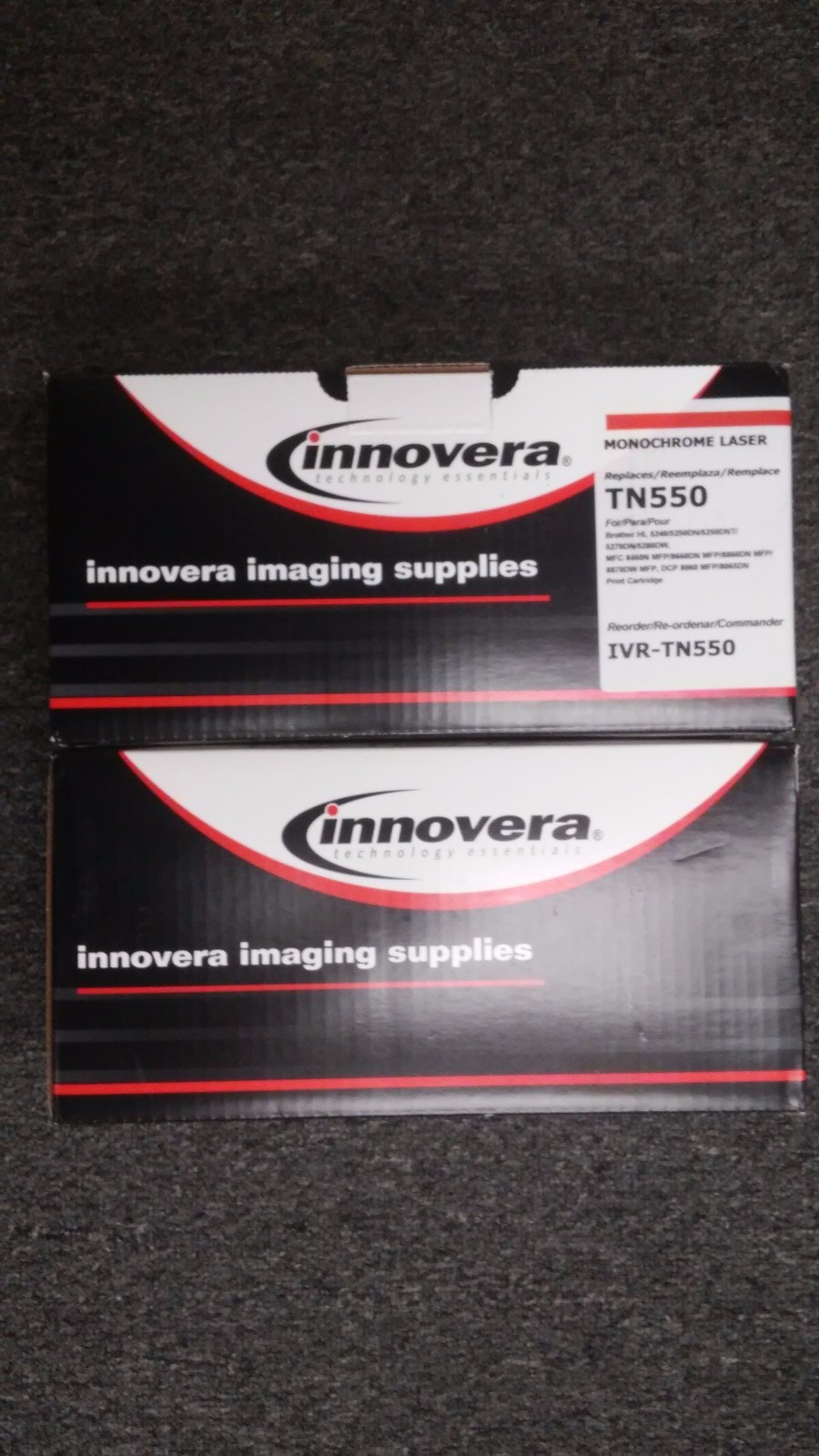 Innovera IVR-TN550 for Brother TN550 Toner - Monochrome Laser - NEW Lot ...