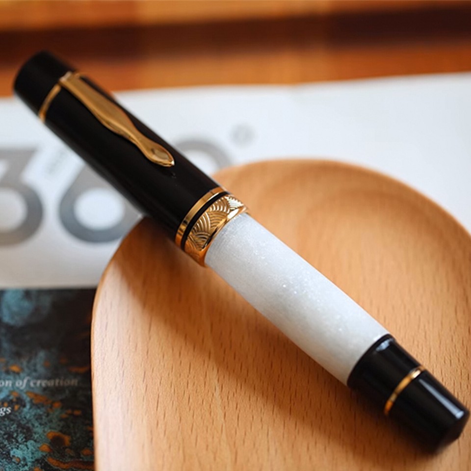 USA MAJOHN P139 Fountain Pen Copper Piston EF/F/M Nib Business Office ...