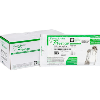 DermAssist Prestige Microsurgical Latex Surgical Gloves: Sterile ...