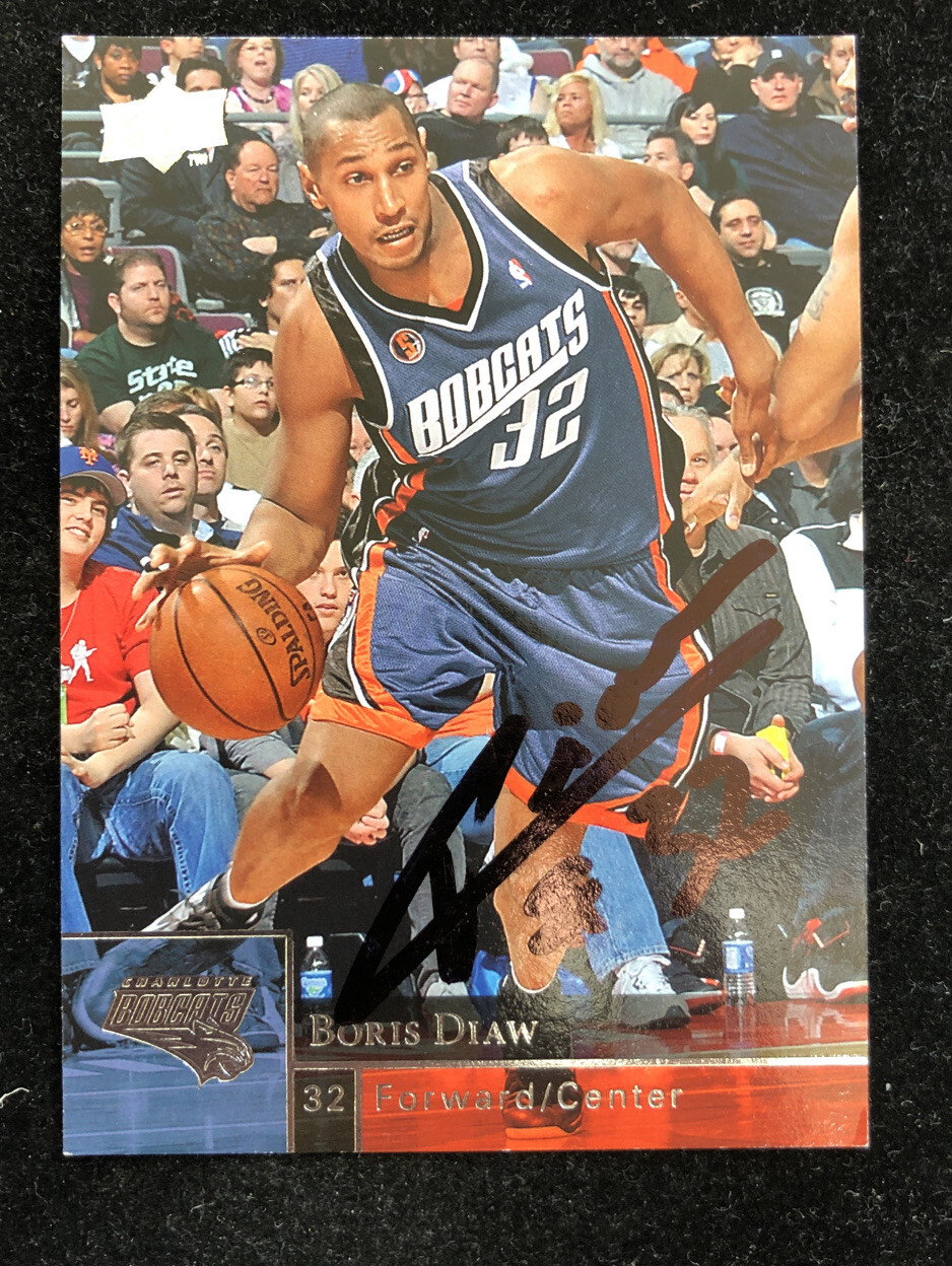 BORIS DIAW 2009-10 UPPER DECK AUTOGRAPHED SIGNED AUTO BASKETBALL CARD ...