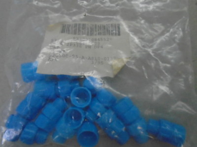 LOT OF 25 EA NOS BLUE PLASTIC PROTECTIVE CAP PLUGS P/N: DP4 | eBay