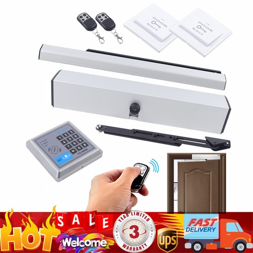 Electric Handicap Swing Gate Automatic Door Opener w/ Remote & Push ...