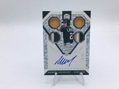 2019 Panini Chronicles - Rookie Cornerstones Crystal #16 Ramon Laureano ...