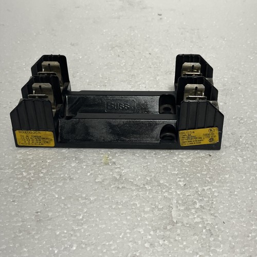 BUSS Fuseholder R60030-2CR 600V 30A Class R Fuse NOS | eBay