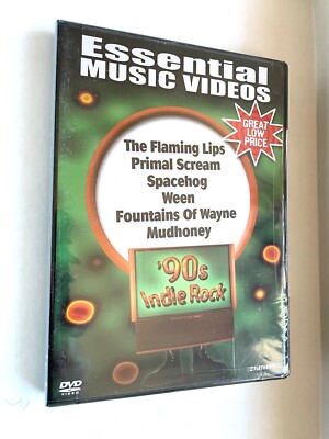 Essential Music Videos - 90s Indie Rock, DVD, 2004 (BRAND NEW, barcode ...