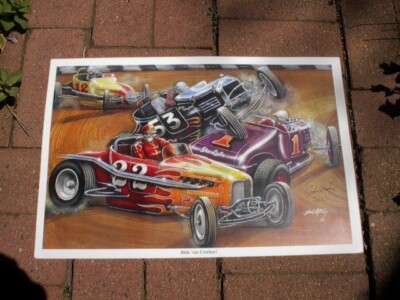 BOB MCCOY ART PRINT . RIDE "EM COWBOY" 12" X 18" | eBay