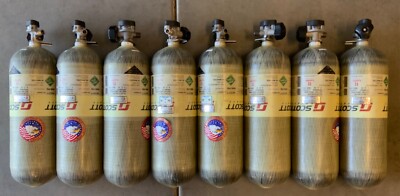 Scott 4500PSI 60MIN Firefighter SCBA Bottle Tank Cylinder Mfr 2015 CGA ...