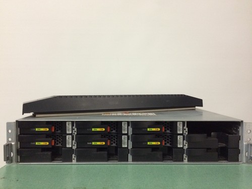 EMC V2-DAE-12 12-Bay Disk Enclosure w/ 6x 3TB SAS 7.2K LFF HDD, 2x ...