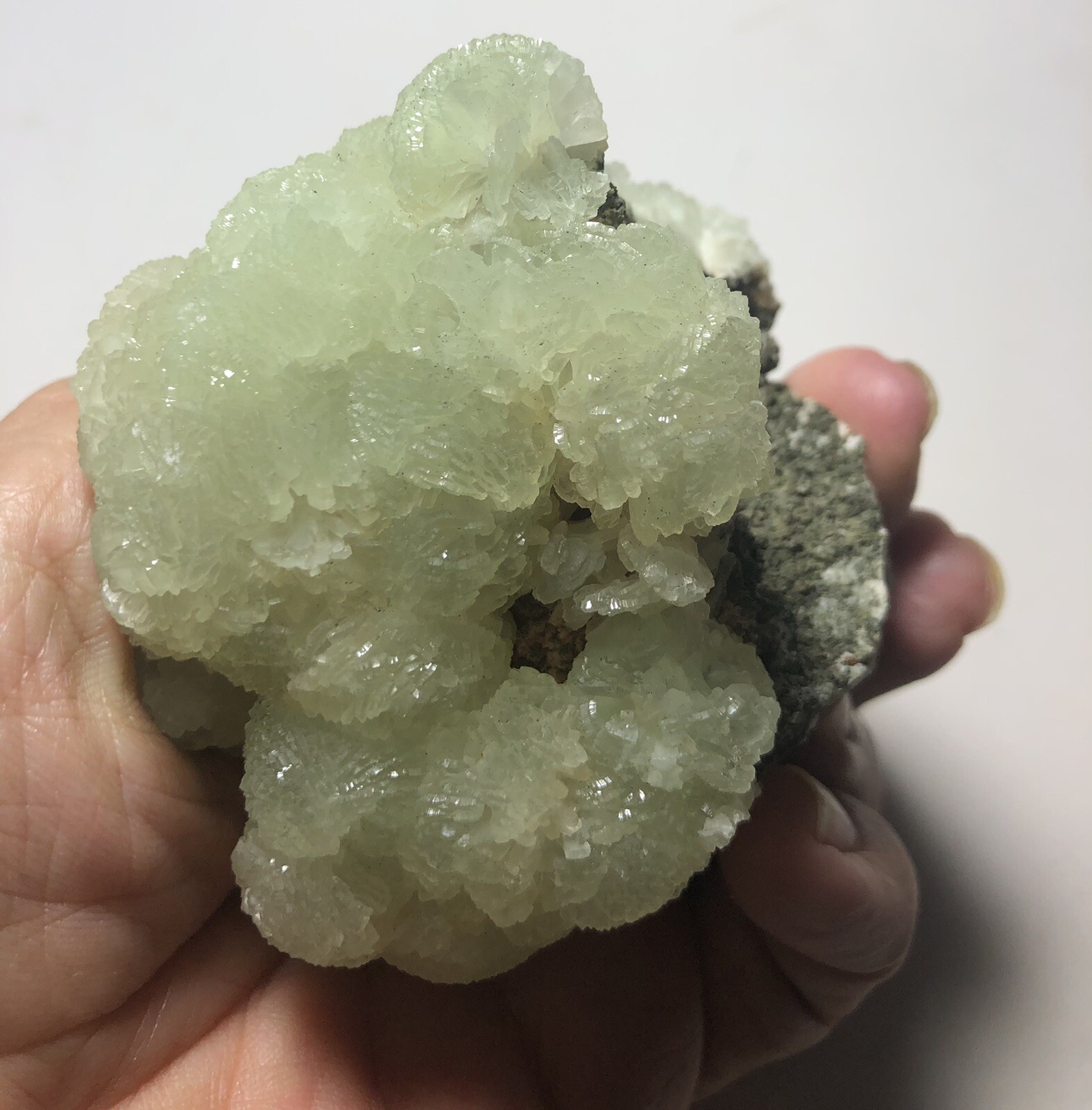 PHRENITE MINERAL SPECIMEN SPAIN GREEN 7 ounces 4” | eBay