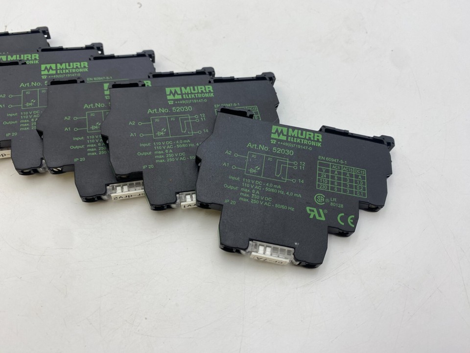Murr Elektronik 52030 Input Output Module Din Rail Input 110V 4mA ...
