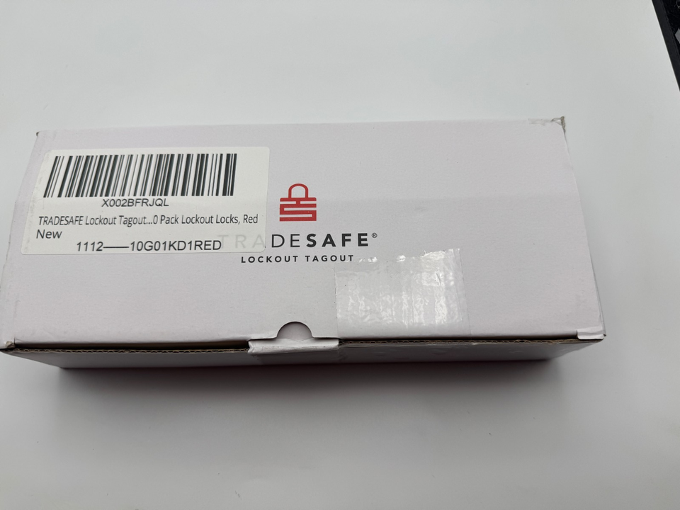 TRADESAFE Lockout Tagout Locks Set - 10 Red Keyed Alike Padlocks | eBay