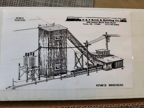 K&P Brick & Building Co. KP4815 Minehead Kit O Scale Telephone Pole Kit ...