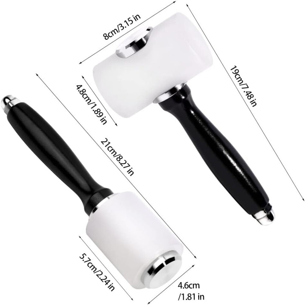 Nylon Head Handmade Leather Art Printed Leather Needle Chisel Punching ...