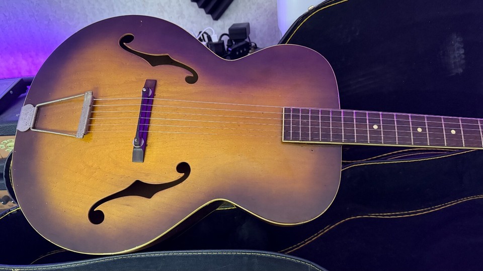 Silvertone Archtop Acoustic Guitar - Model 619 - Vintage 1960's - 57-619 | eBay