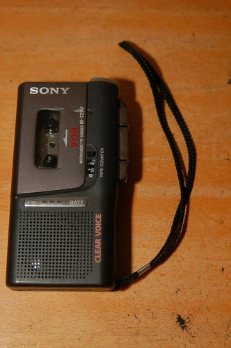 Sony M-729V VOR Microcassette-Corder Clear Voice Recorder AS-IS | eBay