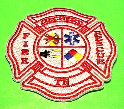 DECHERD TENNESSEE TN FIRE / RESCUE 4" FIRE DEPT. PATCH FREE SHIPPING ...